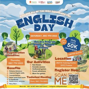 English Day - Politeknik Ubaya