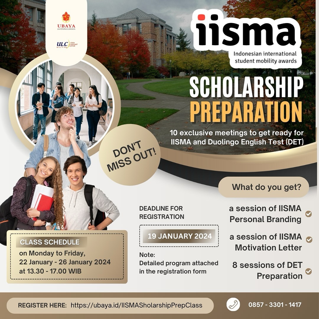 IISMA Scholarships - Politeknik Ubaya